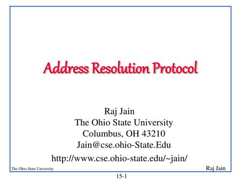 PPT Address Resolution Protocol PowerPoint Presentation Free