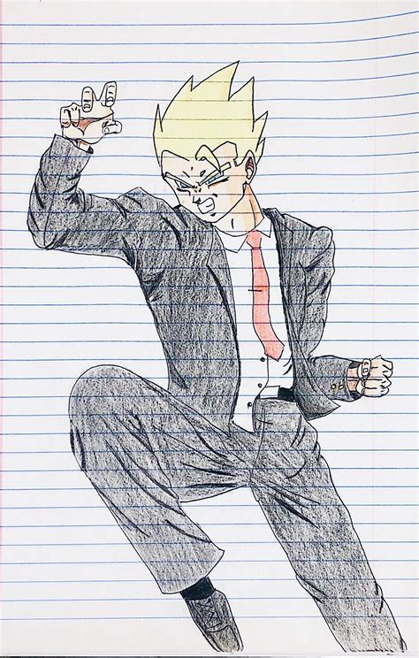 I Tried To Draw Gohan In A Suit Oc Rdbz