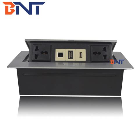 Standard Grounding Tabletop Power Socket Outlet With Multimedia Power Data Socket Tabletop