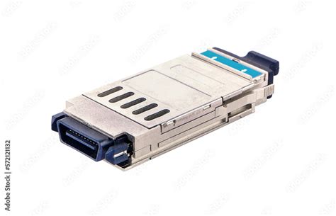 Optical Gigabit Sfp Modules For Network Switch On Transparent Png Stock Photo Adobe Stock