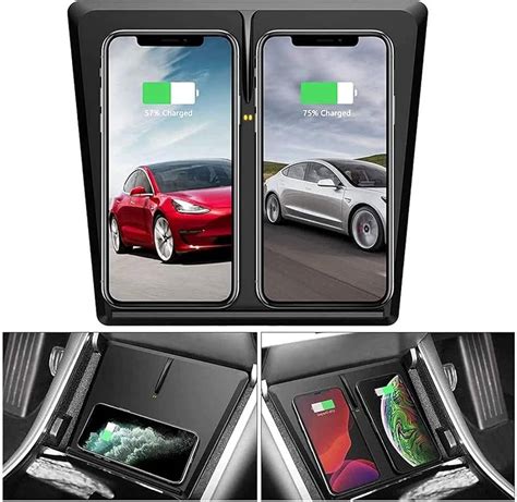Induction Charging Tesla Car
