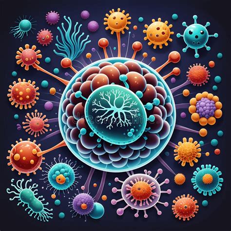 Dangerous Bacteria Ai Generatet Stock Illustration Illustration Of Epidemics Aigeneratet