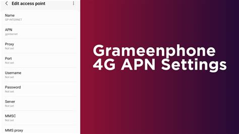 Grameenphone G APN Internet Settings AndroidBD Net