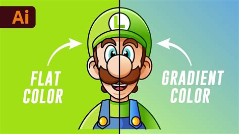 Adobe Illustrator Tutorial Mastering The Gradient Tool To Create