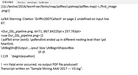 Latex 编译错误： Pdftex Error Ext4 Pdfendlink Ended Up In Different