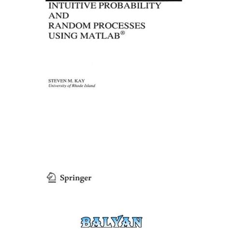 خرید و قیمت دانلود کتاب Intuitive Probability and Random Processes