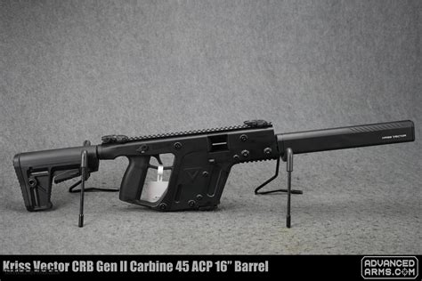 Kriss Vector Crb Carbine Gen Ii 45 Acp 16 Barrel