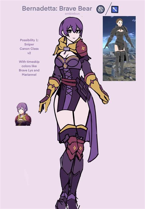 Feh Brave Bernadetta Design Possibilities R Fireemblemthreehouses