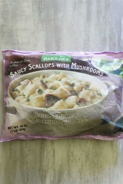 Trader Joes Saucy Scallops And Mushrooms Review Call The Culinary