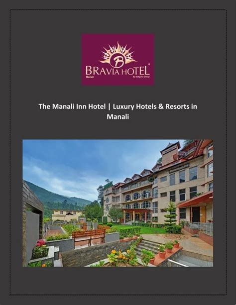 Ppt The Manali Inn Hotel Powerpoint Presentation Free Download Id