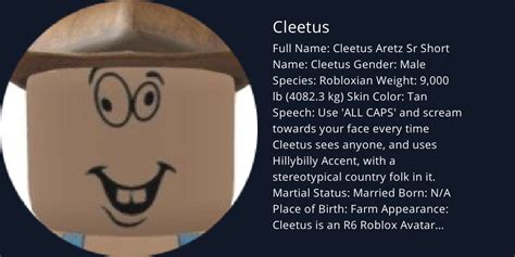 Cleetus Bot Profile
