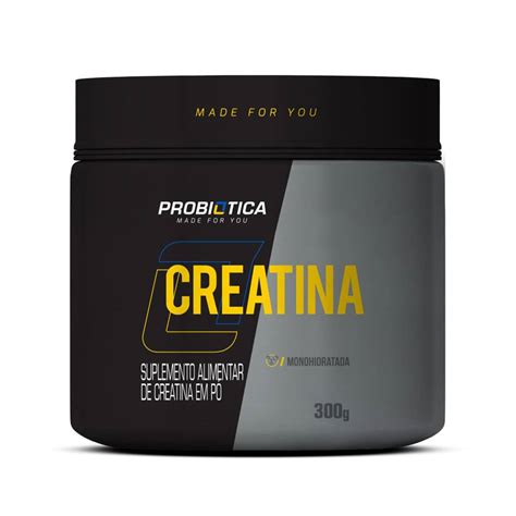 Creatina Monohidratada Pura Probiótica Energia Do Corpo