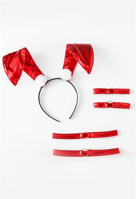 Sexy Lingerie Bunny Costume Hollow Three Point Bodysuit Top Quality