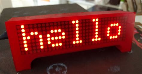 Esp8266 Wemos Clock News Weather Scrolling Marquee Por Qrome