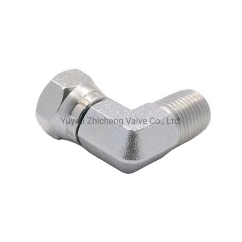 90 Degree Elbow Malefemale Hydraulic Fitting Adapter Stainless Steel