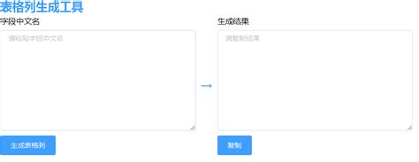 【sgcreatetablecolumn】自定义小工具：敏捷开发→自动化生成表格列html代码（表格列生成工具） 基于el Table Column