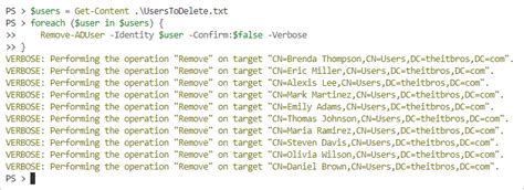 how to delete ad user using powershell theitbros