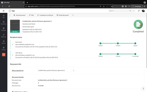 Print And Physically Sign