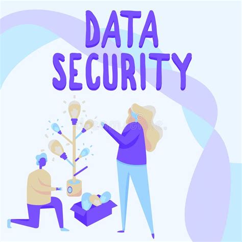 Text Sign Showing Data Security Business Concept Protected Important