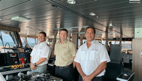 Welcoming Aboriginal Deck Officers Grant Syron And David Oxenham