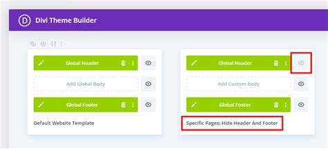 How To Hide The Divi Header Or Footer On Specific Pages Tutorial By