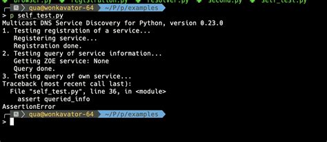 non functional on macos unable to query self · issue 187 · python