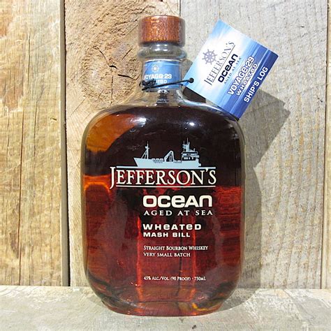 Jeffersons Wheated Mash Bill Ocean Aged At Sea Voyage 32 750ml Oak