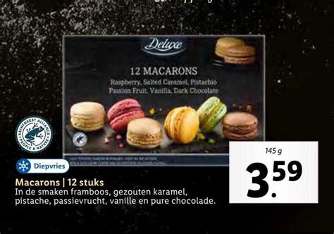Deluxe Macarons Stuks Aanbieding Bij Lidl Folders Nl