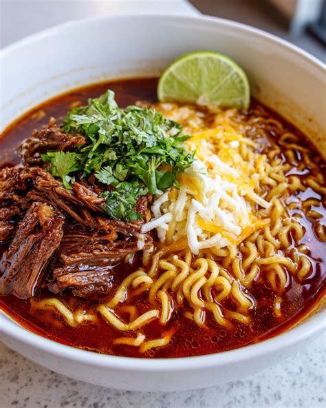 50 Minute Birria Ramen Recipe Rich Flavors And Cheesy Bliss