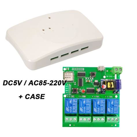 4ch Smart Remote Control Module Rf Receive 5v 220v Vicedeal