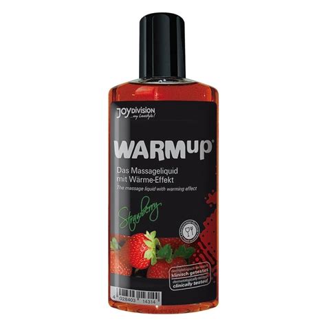 Ulei Masaj Cu Efect De Incalzire Warmup Strawberry 150 Ml Sex Shop