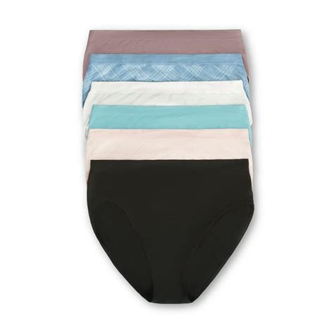 Joyspun Womens Seamless High Cut Panties 6 Pack Sizes Xs To 3xl