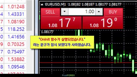 Oninit함수와 Ondeinit함수 메타트레이더 자동매매시스템 Ea개발 및 Mql프로그래밍 강좌강의 Fx마진 Mt4 시스템 트레이딩 강좌강의
