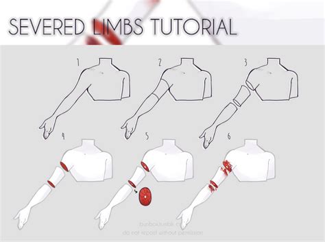 Severed Limbs Tutorial By Bunsiebox On Deviantart
