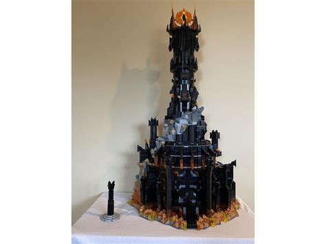 Lego Moc Orthanc Miniature By Pixabricks Rebrickable Build With Lego