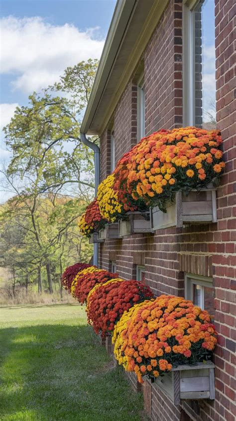 Fall Window Boxes For Your Home Aesthetic
