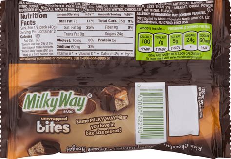 How Many Calories In A Milky Way Mini Celebration At Charlie Skirving Blog