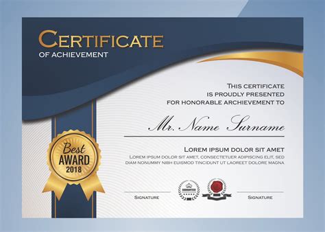 Download Desain Sertifikat Psd Gratis Free Hot Pic Gallery Riset