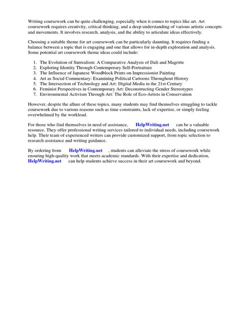 Art Coursework Theme Ideas Download Free Pdf Drawing Composition Visual Arts