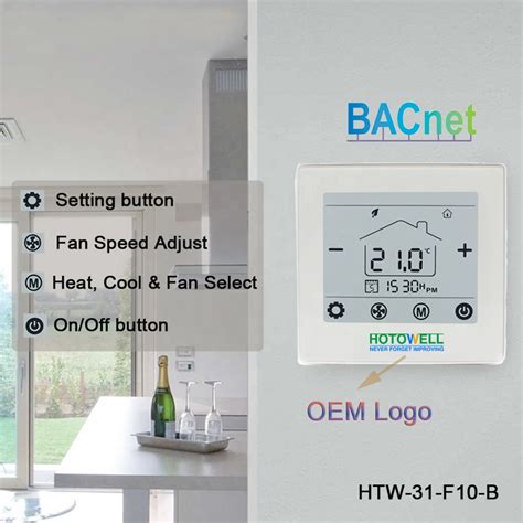 Digital Thermostat Bacnet Fan Coil Thermostat Hvac Thermostat For Room