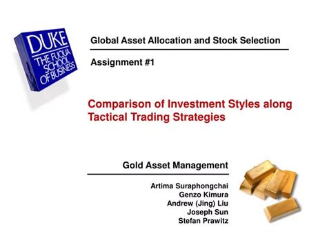 Ppt Global Asset Allocation And Stock Selection Assignment 1 Powerpoint Presentation Id6016236