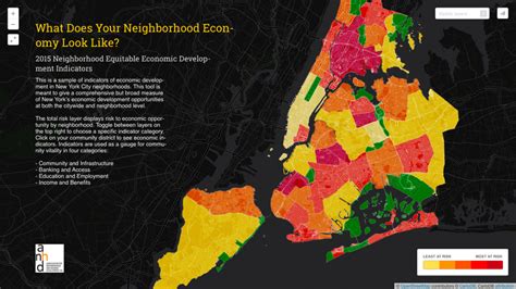 New Tool Maps Nyc Economy By Neighborhood