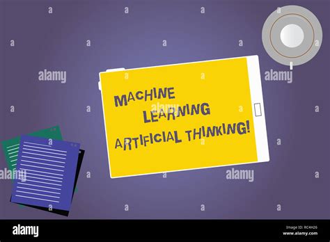 Text Sign Showing Machine Learning Artificial Thinking Conceptual Photo Elearning Online