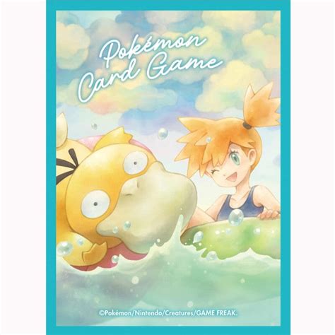 Card Sleeves Misty And Psyduck Pokémon Card Game Authentic Japanese