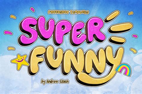 Funny Cartoon Text Effect Filtergrade
