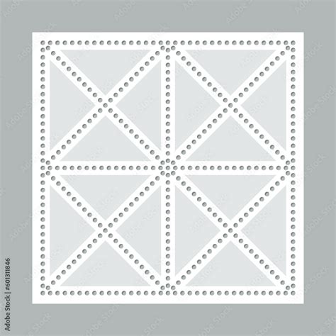 Triangular Stamps Post Frames And Postage Labels On A Grey Background