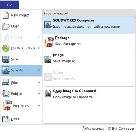 Solidworks 2021 Whats New Composer Saving Multiple Configurations Computer Aided Technology