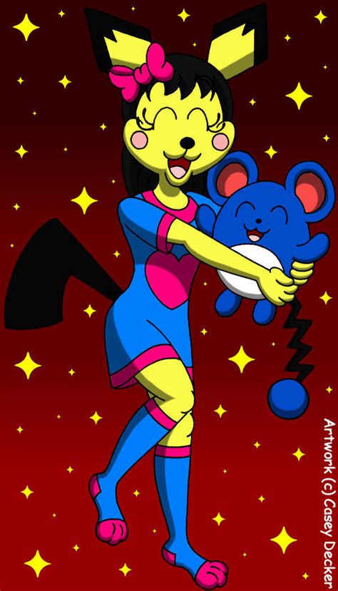 Penny Hugging Marill By Coolcsd1986 On Deviantart