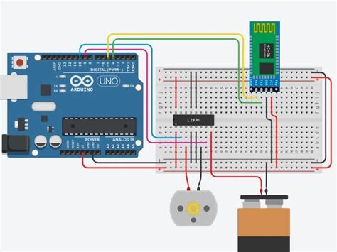 Arduino Hc05 Interfacing Circuit Diagram Arduino Arduino 48 Off