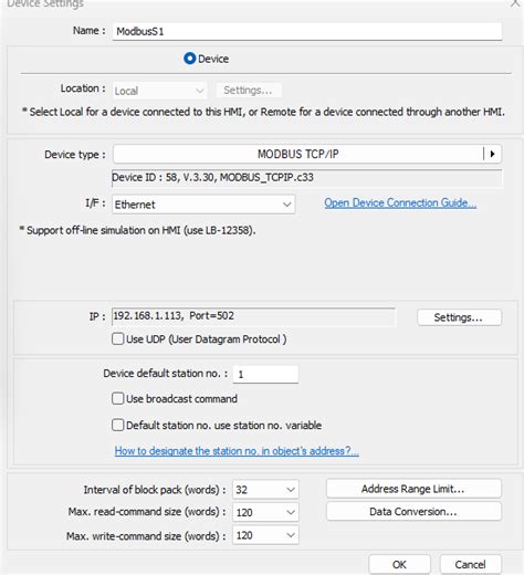 How To Setup A HMI As A Modbus Client To A Specific IP Address EasyBuilder Pro Q A WeintekUSA